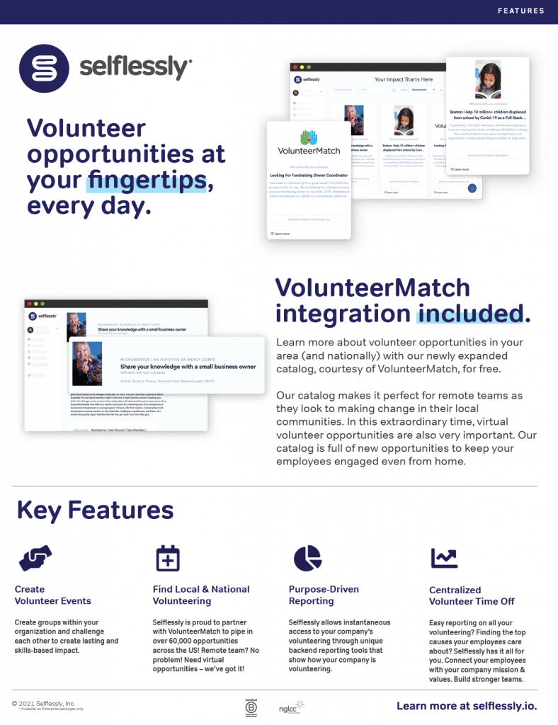 Selflessly — Resources & Downloads